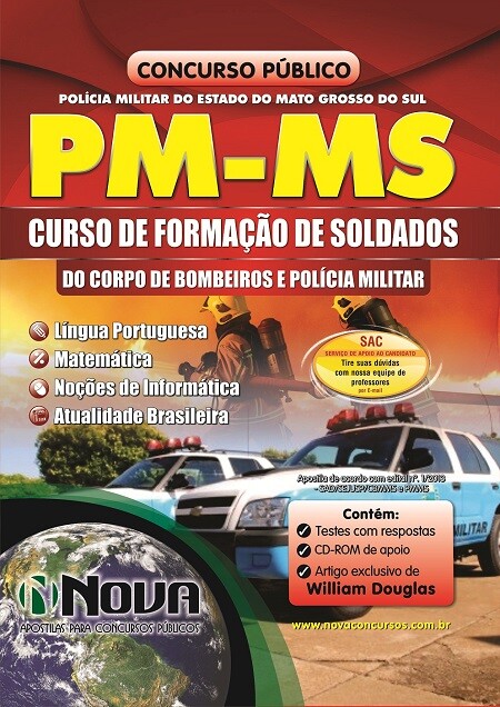 Apostila Concurso PM – MS – Soldado do Corpo de Bombeiros e da Polícia ... Apostila Concurso PM – MS – Soldado do Corpo de Bombeiros e da Polícia ...