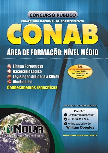 O que cai na prova da Conab?
