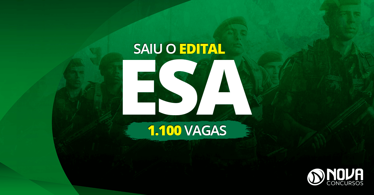 Concurso ESA 2019 - Escola de Sargentos das Armas