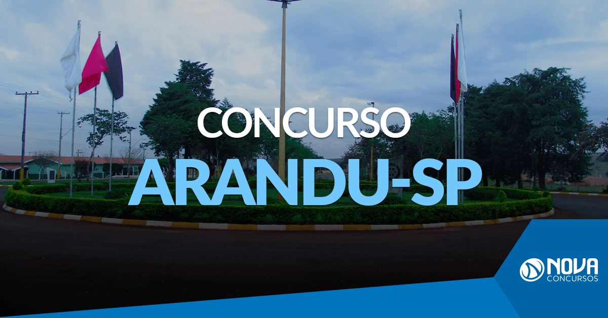 Concurso Prefeitura de Arandu - SP: EDITAL PUBLICADO!