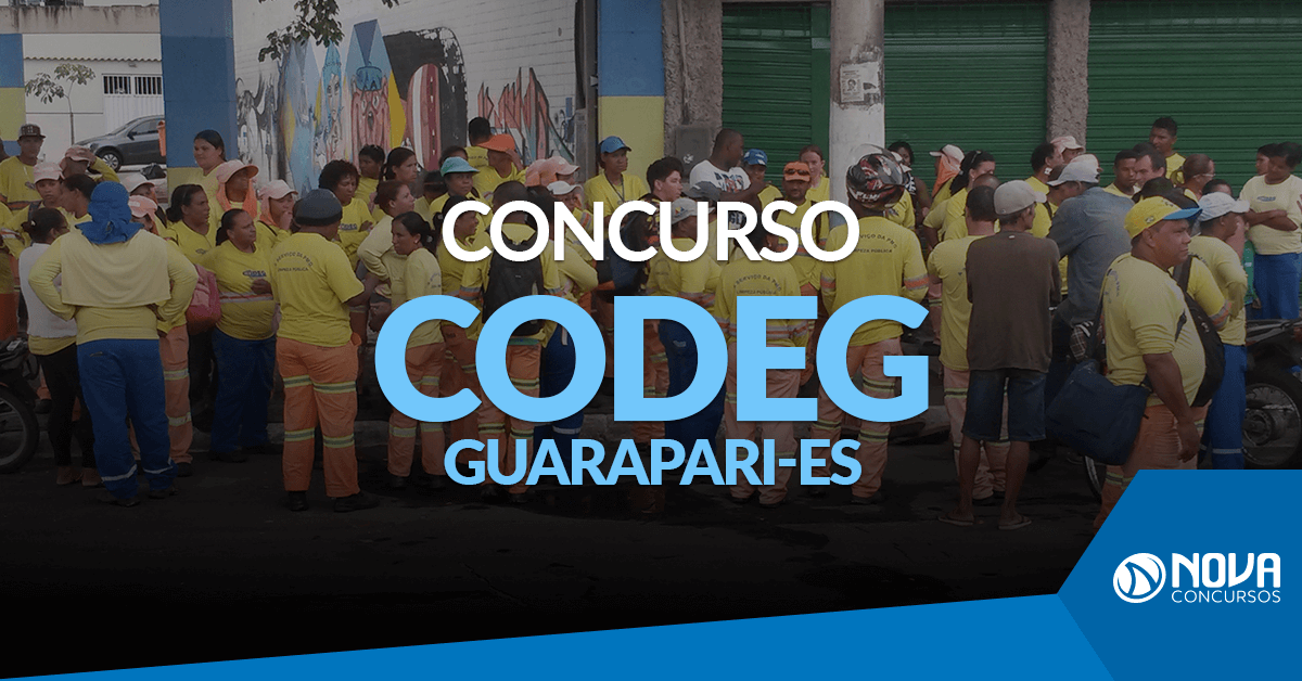 Concurso CODEG Guarapari - ES: Edital oferta mais de 40 vagas!
