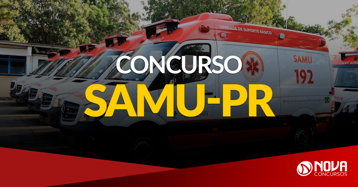 Concurso SAMU-PR (CIUENP) 2020: Saiu o edital!