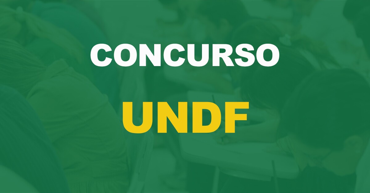 Concurso UnDF: Convocação da 1ª chamada para o curso de formação!